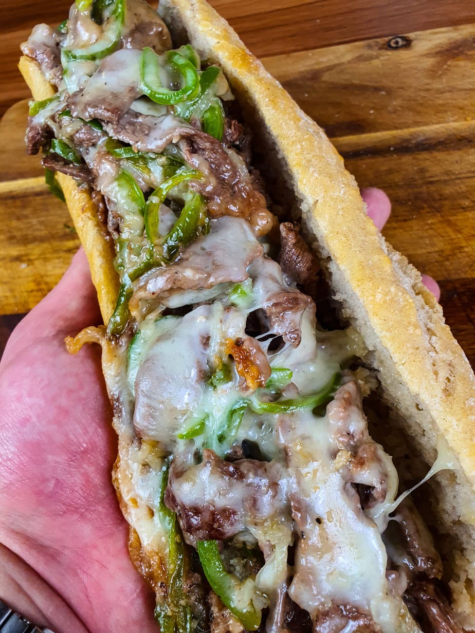 L'authentique Philly cheesesteak américain