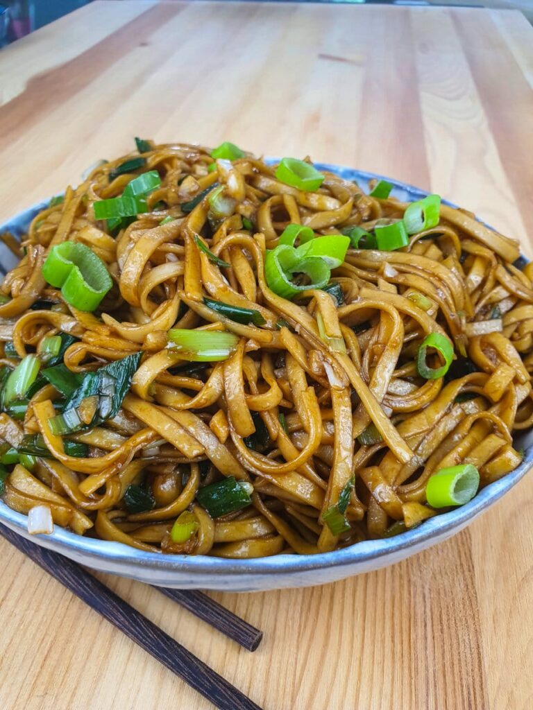 Nouilles chinoises à l'ail
