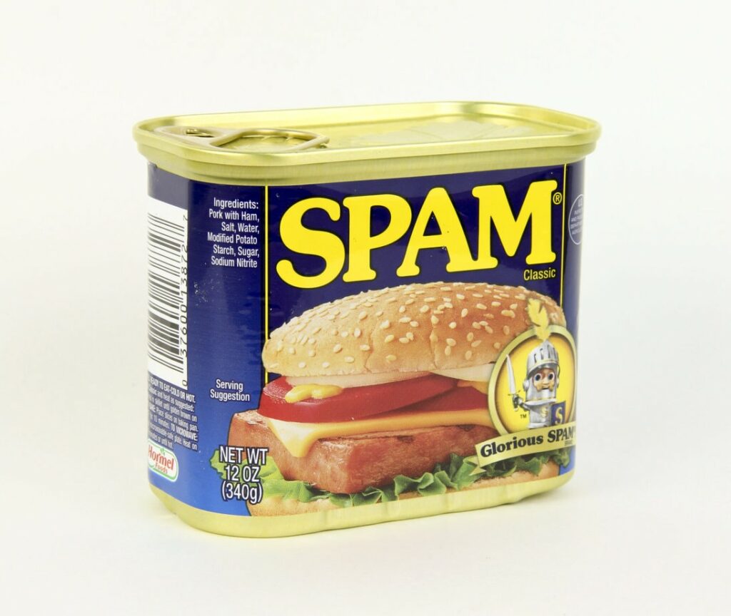 Le spam, qu'est-ce que c'est que cette viande en conserve ultra ...