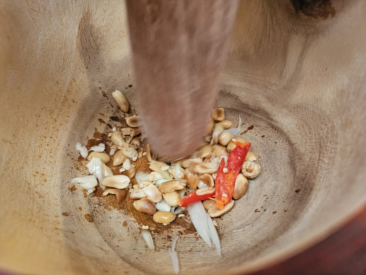 Som Tam - salade de papaye verte facile