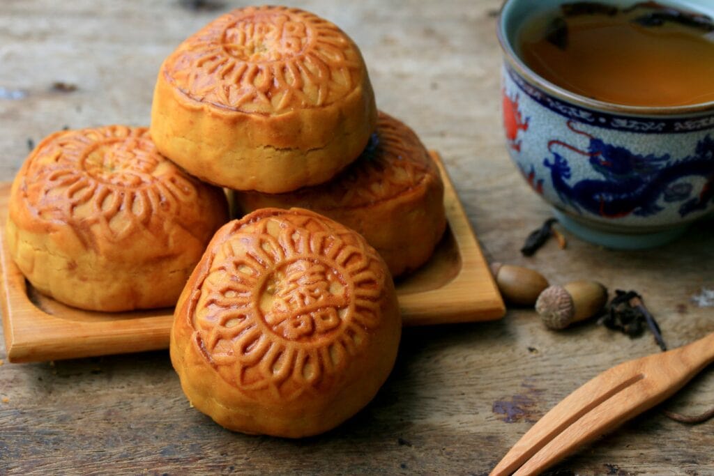 Gâteaux de lune chinois traditionnels