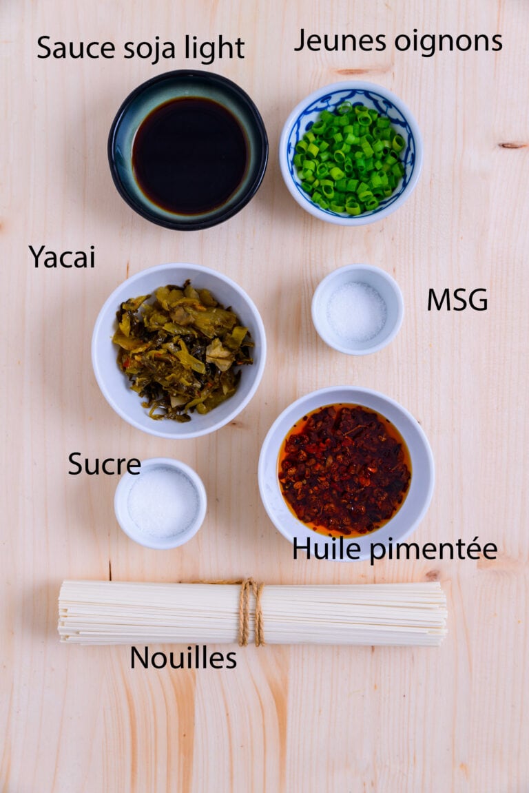 Nouilles du Sichuan au glutamate 味精素面