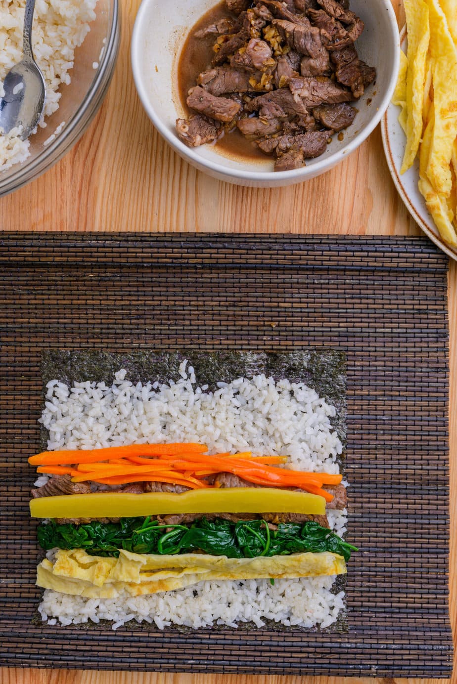 Kimbap Coreano Auténtico - 김밥