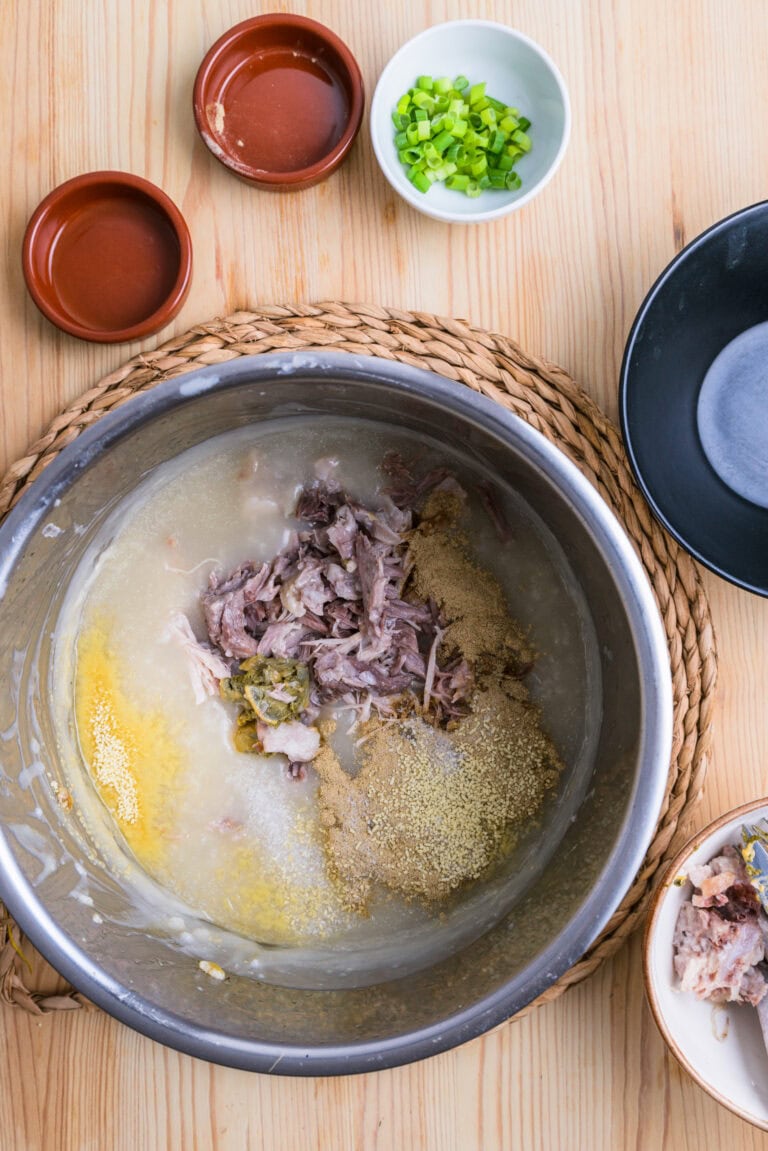 Congee auténtico - Gachas de arroz