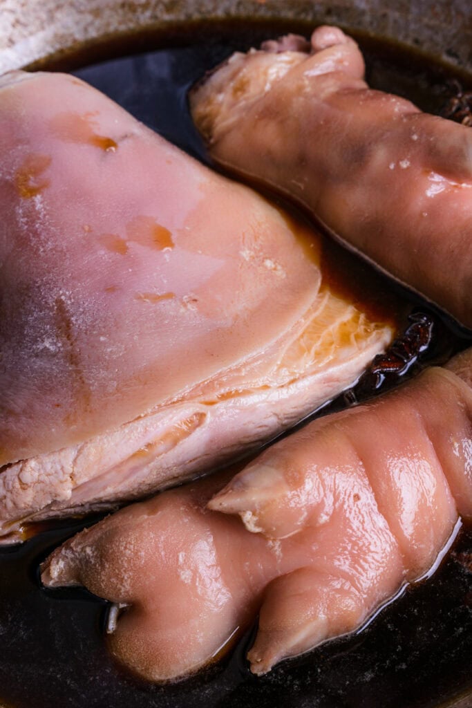 Authentic Jokbal – Korean Braised Pig trotters