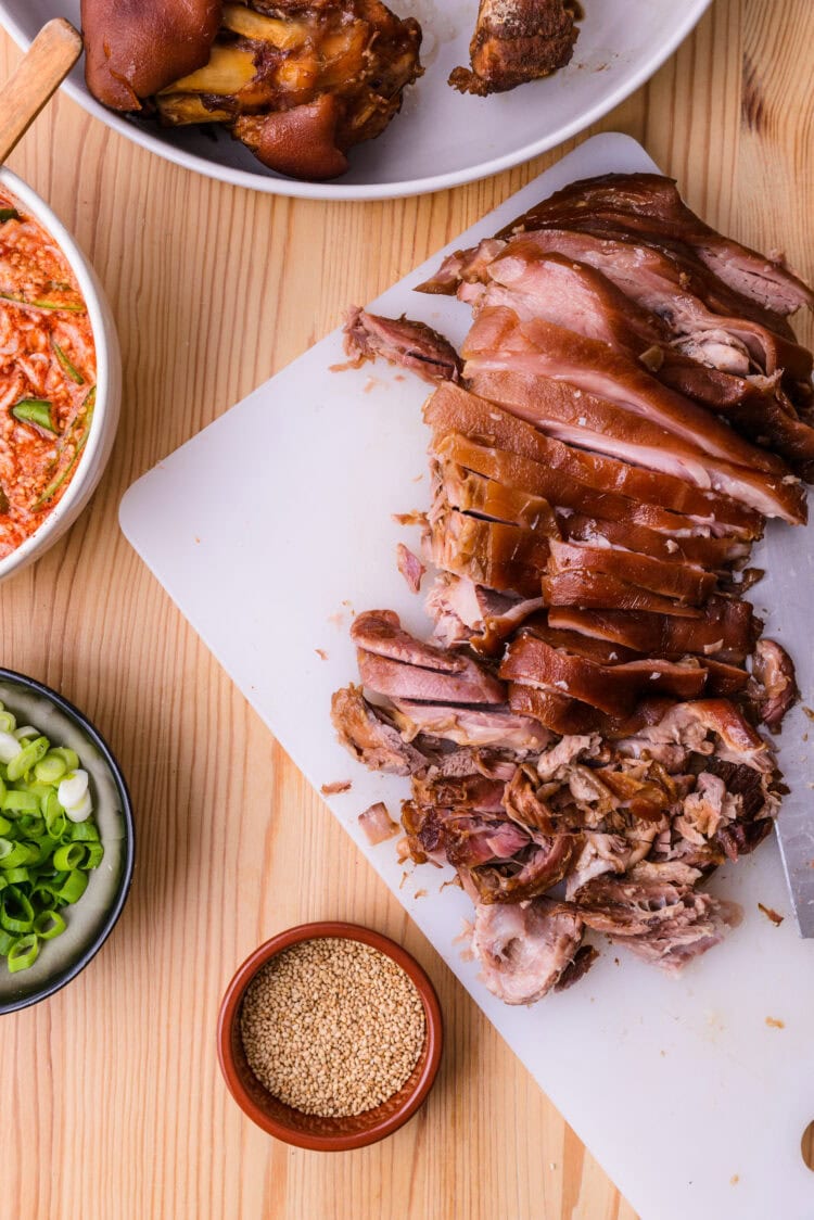 Authentic Jokbal – Korean Braised Pig trotters