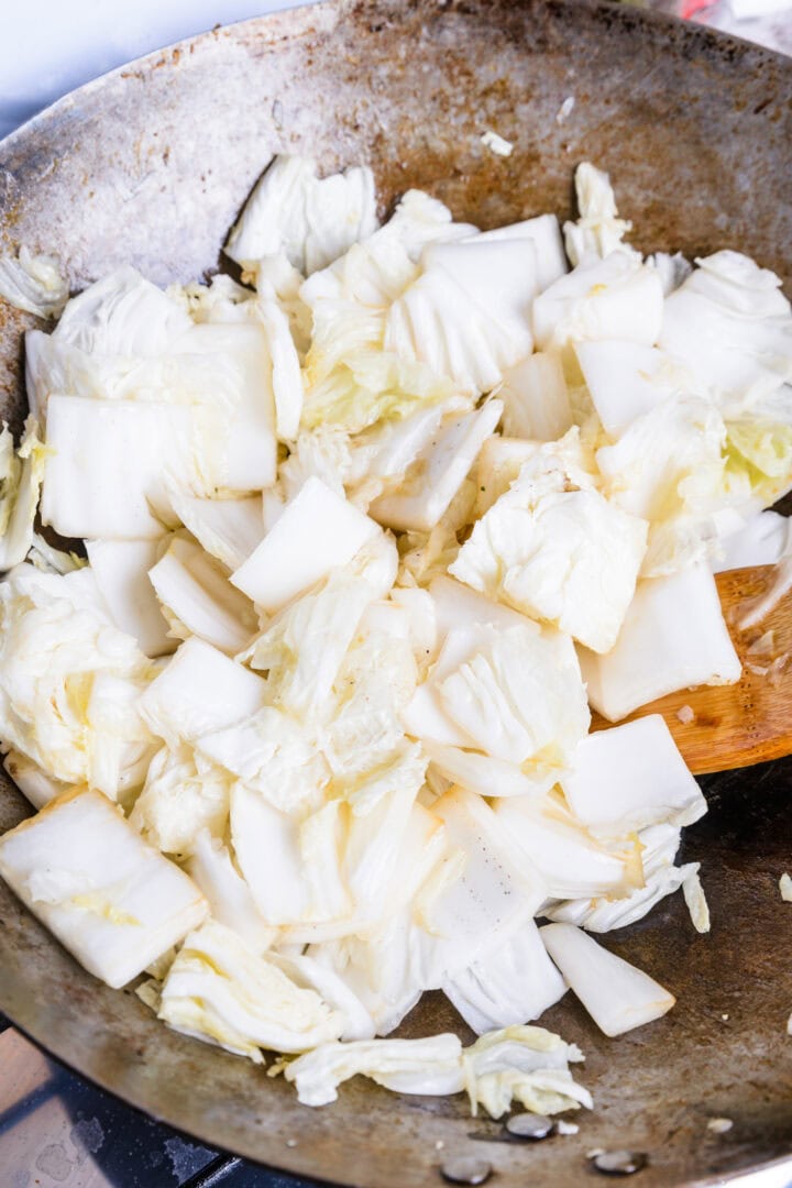 Chou chinois sauté comme au resto