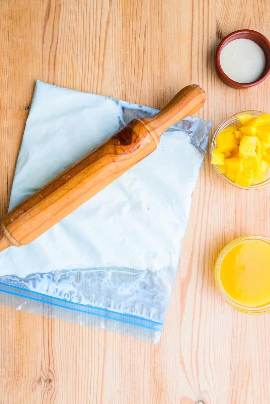 Bingsu de mango como en los cafés coreanos