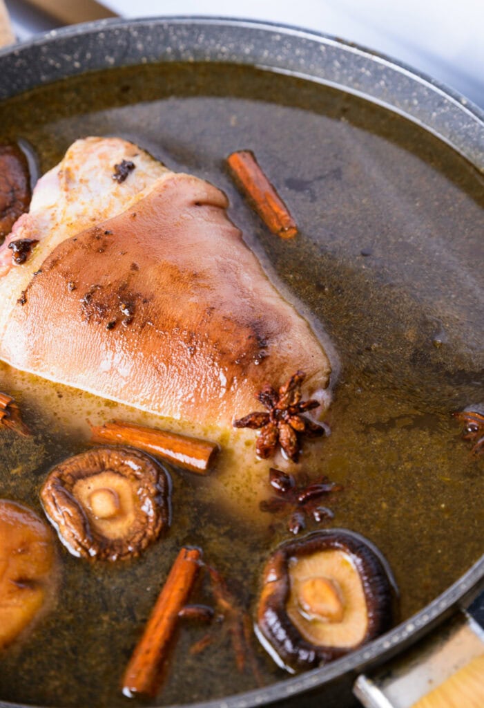 Khao Kha Moo - Thai Braised Pork Leg