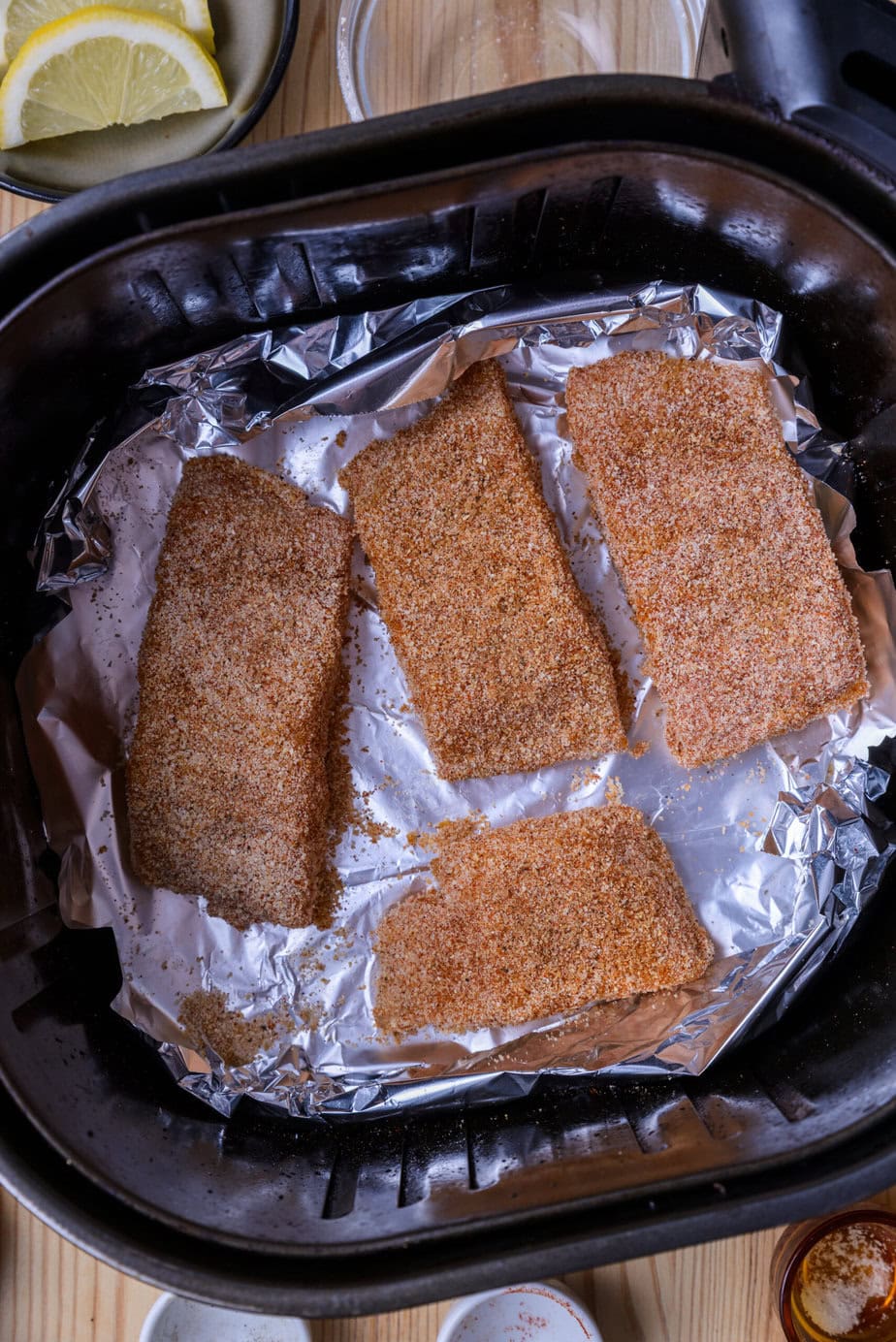 Panierter Fisch In Der Heiãÿluftfritteuse