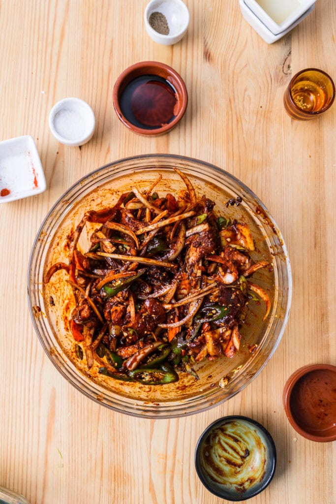 Osam Bulgogi - Bulgogi de porc et calmar