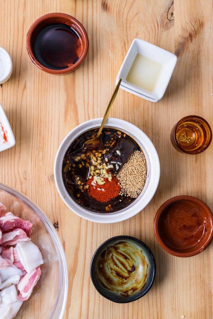 Osam Bulgogi - Bulgogi de porc et calmar